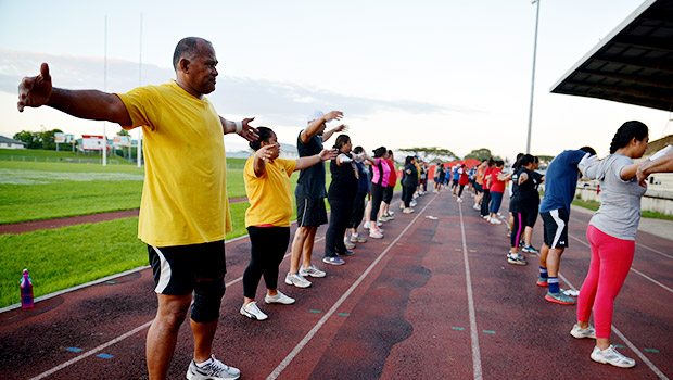 Exercise can be good for you and your country especially during a ...